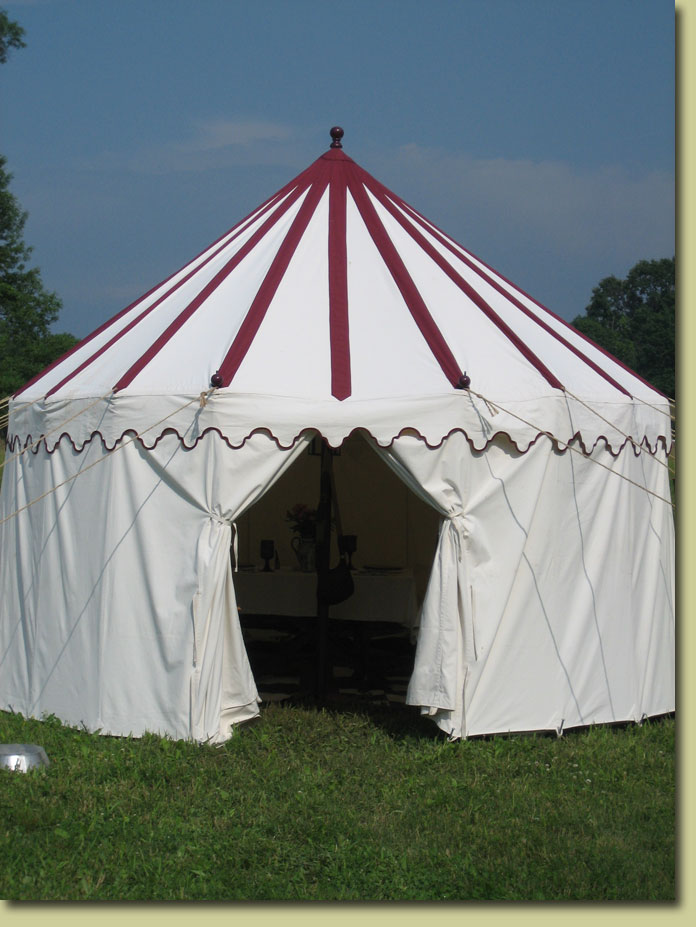 Historically Accurate Round End Marquee Tents For Sale