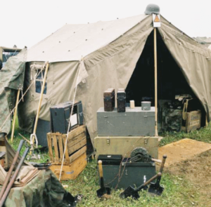 Replica World War II German Staff Tent for Historical Usage