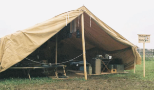 World War II Historically Accurate German Troop Tent