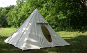 Historically Accurate Pyramid Tent Replica in Various Sizes